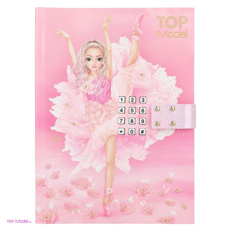 Diár Top Model na číselný kód BALLET :: TOP-Model.sk