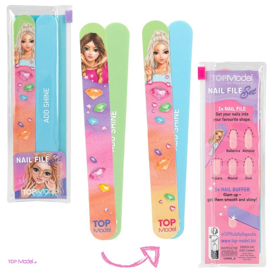 Top Model Set pilníkov na nechty BLUE :: top-model.sk